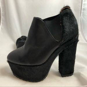 tba | Shoes | Tba To Be Announced 8m Black Platform Ankle Boots | Poshmark